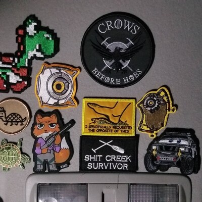 Turtle Man Patch 574 2 Inch Diameter Embroidered Patch - Etsy