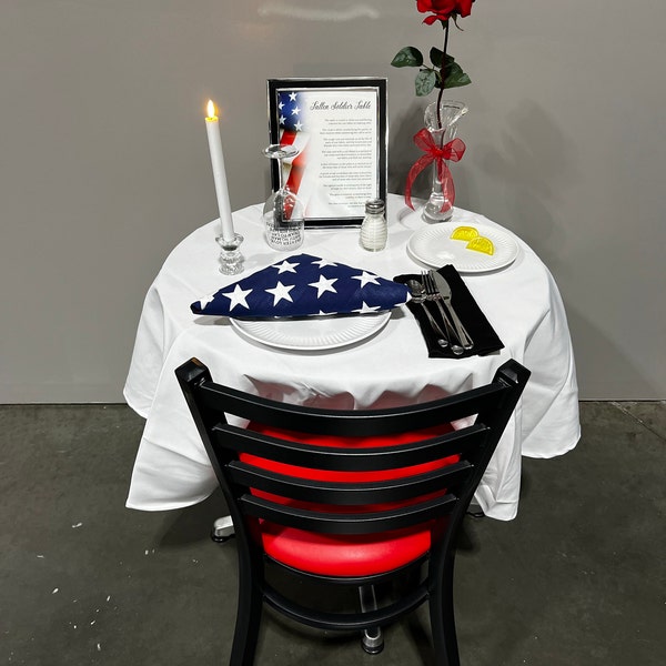 Fallen Soldier Memorial Sign | White Background | Digital Download ...