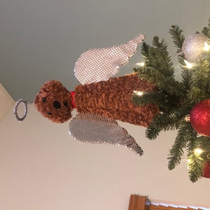 Black Poodle Christmas Tree Topper - Etsy