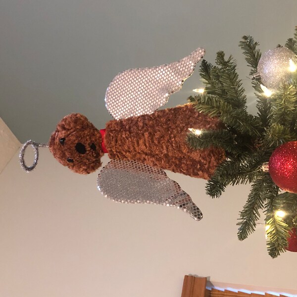 Black Poodle Christmas Tree Topper - Etsy