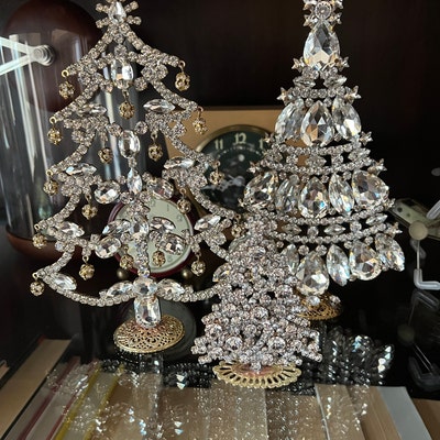Rhinestone Christmas Tree, Vintage Christmas Tree Vintage Rhinestones ...