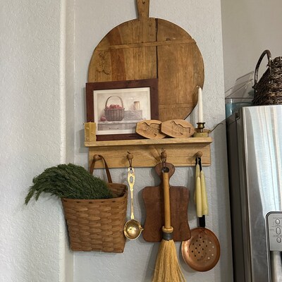 Shaker Peg Rack With Shelf Peg Rack Peg Rail Wall Mounted Coat Rack ...