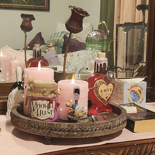 Final Fantasy Inspired HOLY WATER Potion Bottle With Magical Swirling ...