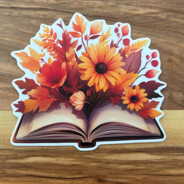 Glass Vase Marigold Flowers Sticker, Journal Sticker, Vinyl Sticker ...