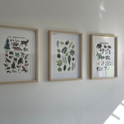 Ocean Animal Alphabet, Alphabet Poster, Print, Wall Art, Kid's Print ...