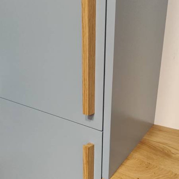 Minimalist Oak Wood Handles 130cm, 140cm, Ikea Pax Upgrade. - Etsy