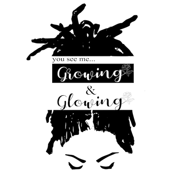 Black Women Locs, African American Lady, Locks of Love, Silhouette SVG ...