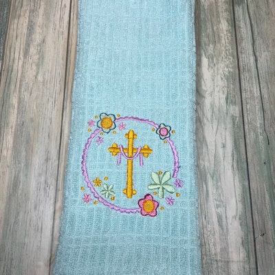 Easter Cross Embroidery Design 4x4 5x7 6x10 8x8 Sizes Included Easter ...