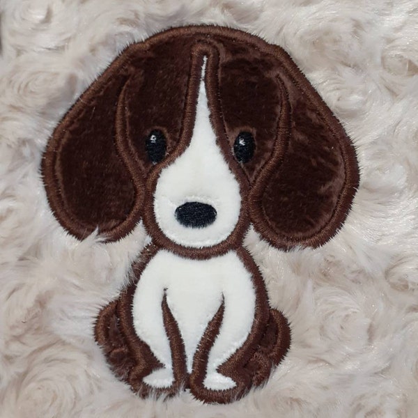 Beagle Puppy Appliqué Embroidery Design Download for Embroidery Machine ...