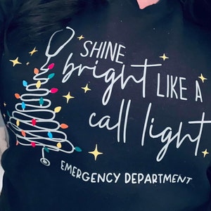 Shine Bright Like a Call Light Call Button Nursing PNG and - Etsy