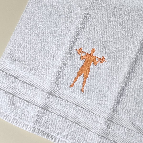 Weightlifter Embroidery Design. Weightlifter Silhouette. Cross Fit ...