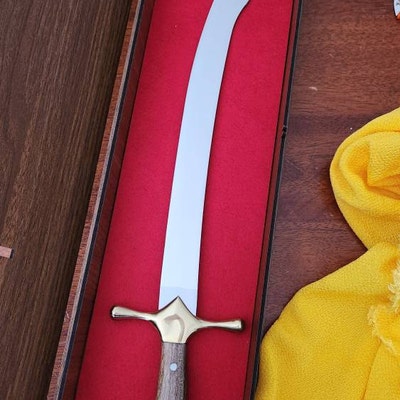 Handmade Arabian Sword Desktop Sword İslamic Gifts for Brother Medieval ...