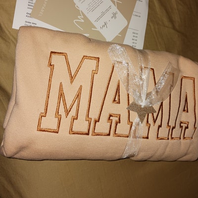 Bridal Custom Last Name and Year Embroidered Sweatshirt - Etsy