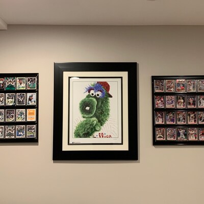 Phillie Phanatic Stamp Art 16x20 FREE Shipping Philadelphia Phillies ...