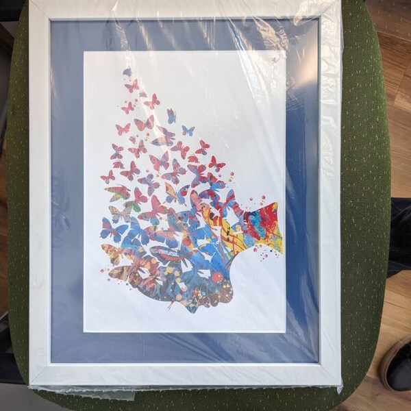 PSI Art Watercolor Print Positive Mind Psychology Clinic Psychology ...