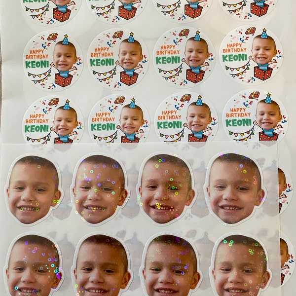 Customized Sticker, Birthday Stickers, Goody Bag Stickers, Thank You ...