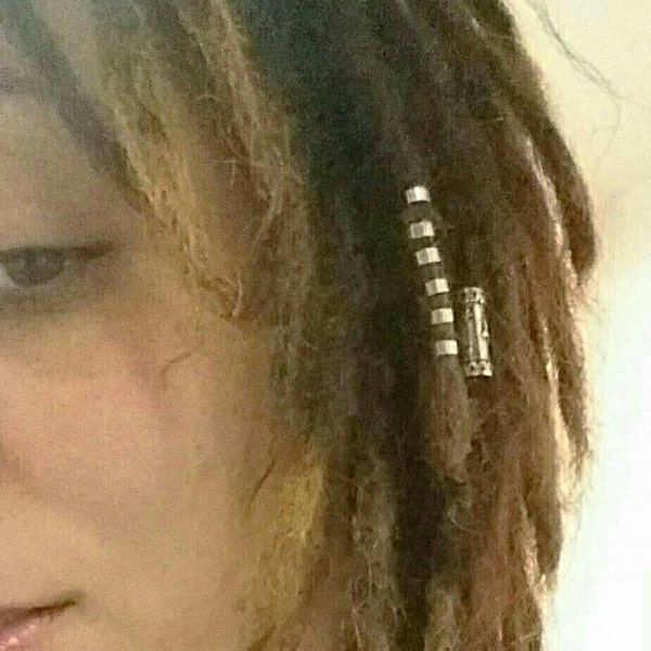 10 Stainless Steel Dread Rings 5mm Hole (3/16 Inch) Dreadlock Beads ...