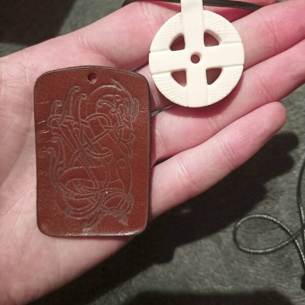 Anglo-saxon Period. Exclusive Knife With Hand-carved Bone Handle ...