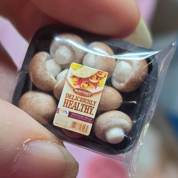 Dollhouse Miniature Polymer Clay Food Salmon Cake, Miniature Food, Mini ...
