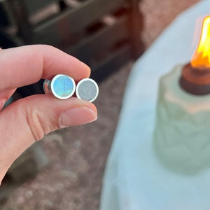 Silver and Crushed Turquoise Plugs Gauges Large Plugs Size - Etsy