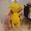 PDF DIGITAL FILE Pikmin White With Flower and Leaf Crochet Amigurumi ...