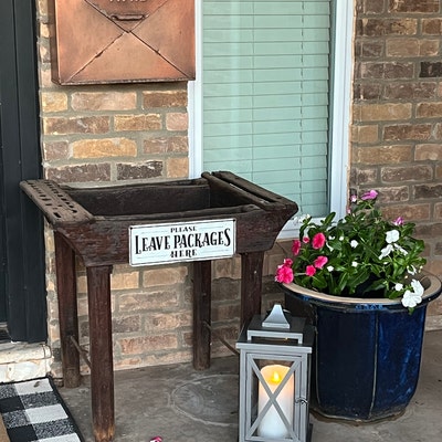 Copperhead Road Rustic Looking Aluminum Sign Color Imprint on Rustproof ...
