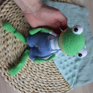 PATTERN ONLY: Frog Crochet Toy Amigurumi Frog Froggy Crochet Tutorial ...