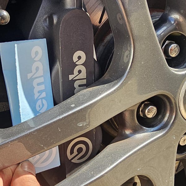 4 Corvette Caliper Decals Sticker C8 Z51 Heat Resistant White Red - Etsy