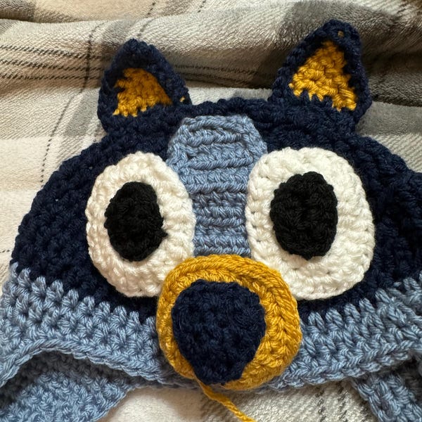 Crochet PATTERN, Multiple Sizes, Blue Heeler and Red Heeler Puppy ...