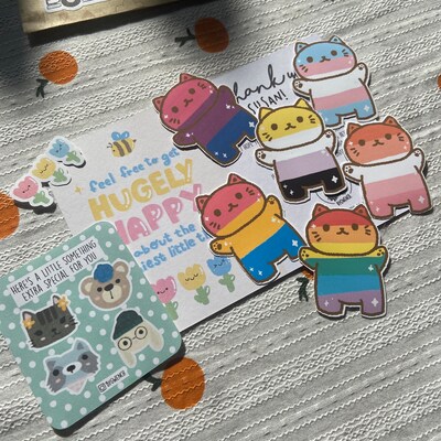 LGBTQ Sticker You Are Important Sticker Pride Sticker Pride Cat Rainbow ...