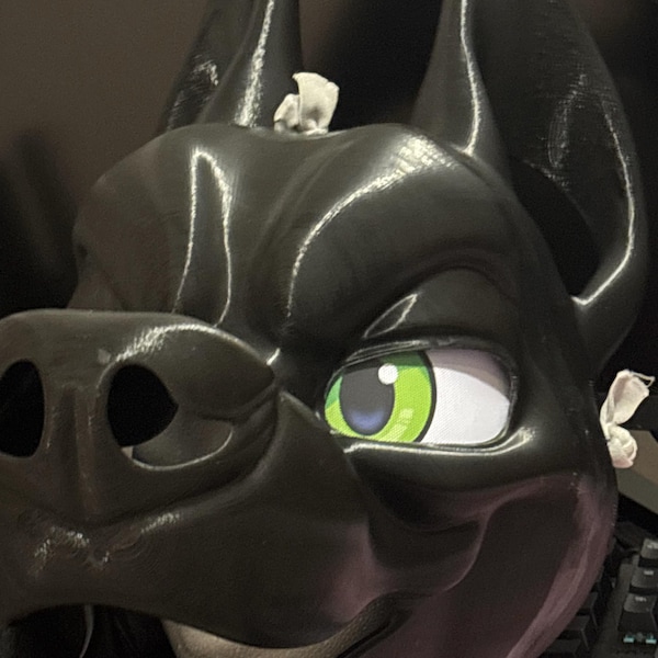 3D Printed Beauceron/dobie DIY Fursuit Head by Mixedcandy - Etsy