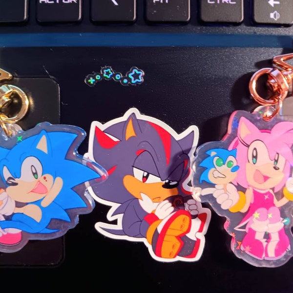 Cute Chibi Sonic Charms Favorite Foods Team Resistance Keychains - Etsy