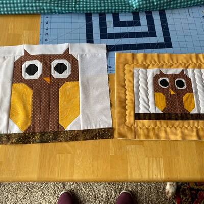 Classic Cute Owl Quilt Block Pattern Bird Animal PDF includes ...