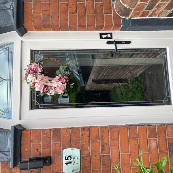 Poppy Door Wreath,handmade Autumn Faux Floral Wreath, Remembrance Day ...