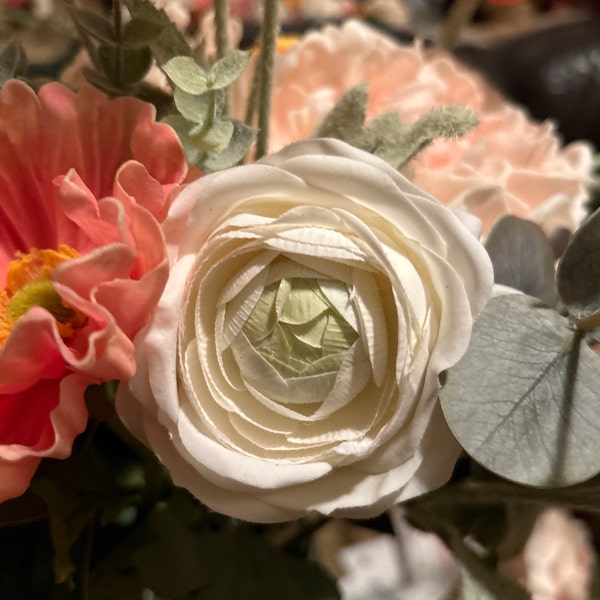 Luxe Faux Ranunculus, Real Touch Ranunculus, Fake Ranunculus, Silk ...