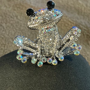 Ruby Red Square Cocktail Ring Clear Rhinestones Gold Ring - Etsy