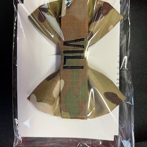 Army Name Tape Bow, Military Bow, Personalized, Air Force Bow, Hair ...