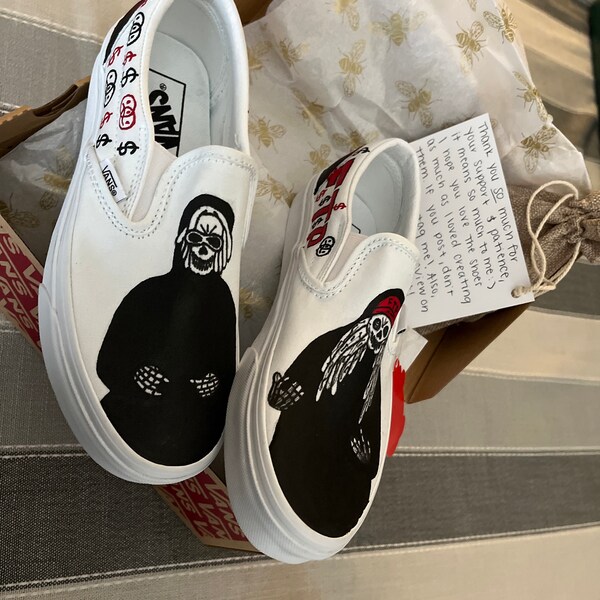 Custom Hand Painted Vans - Etsy
