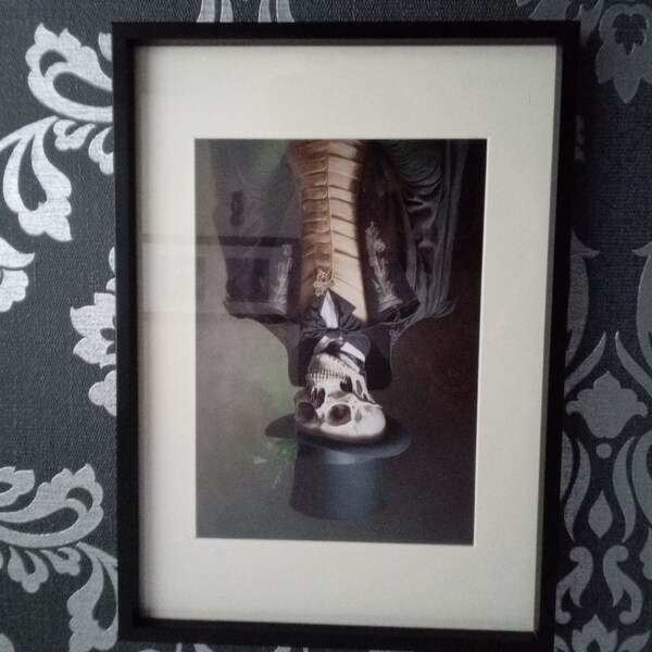 Gothic Skeleton Portrait Vintage Poster, Art Poster Print, Home Decor ...