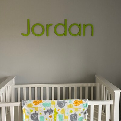 10 Nursery Wall Letters Nursery Decor Wooden Letters Wall Hanging Wall ...
