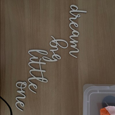 Dream Big Little One Sign Nursery Decor Sign for Nursery Wall Art ...