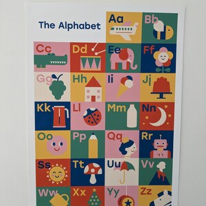 Welsh Alphabet Print Yr Wyddor. Kid's Welsh Alphabet Poster ...
