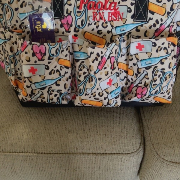 Nurse Tote With Monogram, Doctor Tote With Monogram, Nurse Bag ...