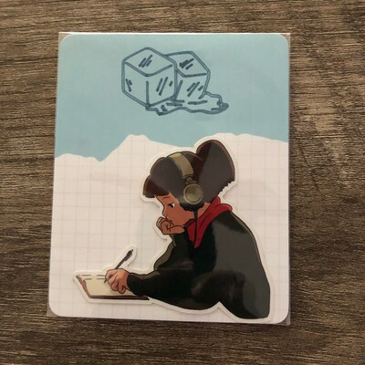 Lofi Girl Vinyl Decal Lofi Girl Sticker Waterproof Hydroflask Stickers ...