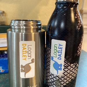 Dinosaur Name Stickers 30 Personalized Dino Stickers - Etsy