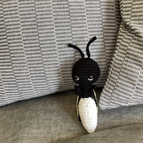 PATTERN: Flicker the Firefly - Crochet Firefly Pattern - Amigurumi ...