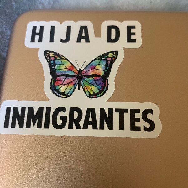 Hija De Inmigrantes Sticker, Inmigrante Sticker, Migration Sticker ...