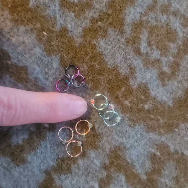 Heavy Metal Reversa-clippy Stitch Markers! - Etsy