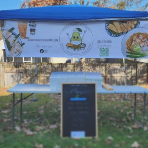 Create Your Valance Banner for Your Tent Custom Vinyl Banner Craft Show ...