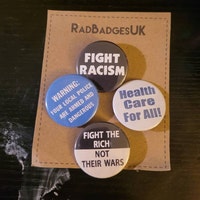 Set of 4 Gay Buttons Vintage Remake LGBT Pin Badges Revolutionary ...